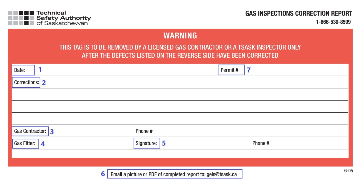 Red Tag Program - Technical Safety Authority Saskatchewan (TSASK)